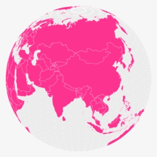 Another Globe Rendering - Pink Globe Transparent - 600x600 PNG Download ...