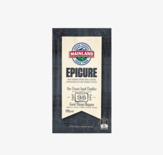 Mainland Epicure Cheddar Cheese - Mainland - 750x573 PNG Download - PNGkit