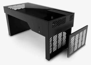 Computer Case Desk - Hydra Desk Dimensions - 1300x916 PNG Download - PNGkit