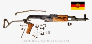 East German Ak 47 Mpi Km Parts Kit, Side Folding Stock, - East Germany ...