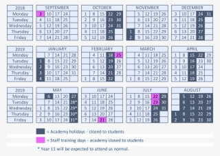 Term Dates 2018/2019 - Trinity Academy Halifax Term Dates - 2176x1555 ...