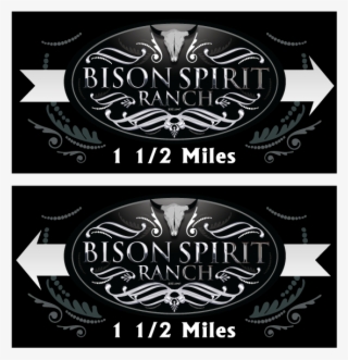 Bison Spirit Ranch - Calligraphy - 864x576 PNG Download - PNGkit