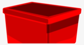 Red Clipart Dustbin - Box - 640x480 PNG Download - PNGkit