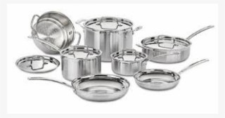 Cuisinart 13 Piece Cookware Set Stainless Steel - 1200x1200 PNG ...