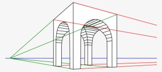 1200px 2 Punktperspektive - 2 Point Perspective Arch - 1200x798 PNG ...
