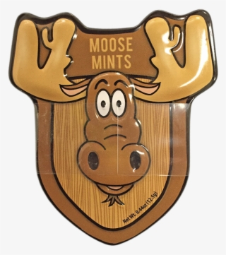 Mounted Moose Head Mints Tin - Cartoon - 650x650 PNG Download - PNGkit