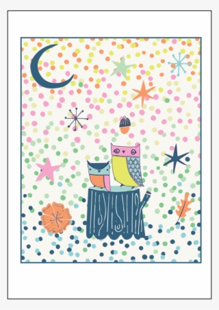 Whimsical Owls Notecard Set - 1000x1429 PNG Download - PNGkit