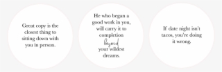Jess Xo Copy For Creatives Core Values - Circle - 1000x327 PNG Download ...