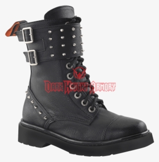 Spiked Combat Boots - 839x839 PNG Download - PNGkit