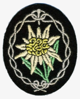 Gebirgsjäger Edelweiss Arm Patch - Gebirgsjager - 649x804 PNG Download ...