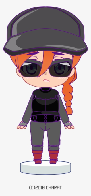 R6 Ash Chibi - Cartoon - 1000x1000 PNG Download - PNGkit