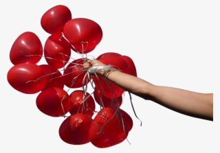 Red Heart Balloons In Hand Png Image - Balloon - 4608x3456 PNG Download ...