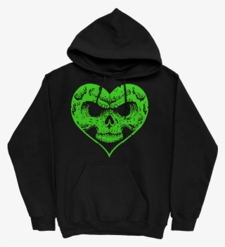 Alexisonfireneon Heartskull Pullover Hoodie - Alexisonfire Heart ...