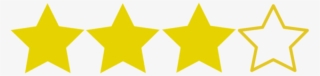 3%2f4 - Star Rating Transparent Background - 1000x500 PNG Download - PNGkit