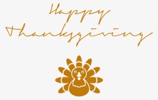 Happy Thanksgiving Signature Text - Thanksgiving - 1000x1000 PNG ...