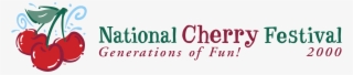 National Cherry Festival Logo Png Transparent - National Cherry ...