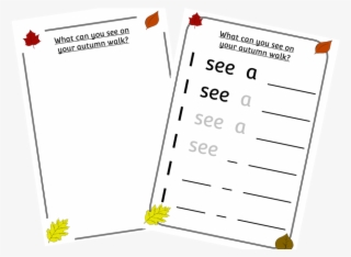 Autumnwalkcover - Eyfs Halloween Writing - 1000x667 PNG Download - PNGkit