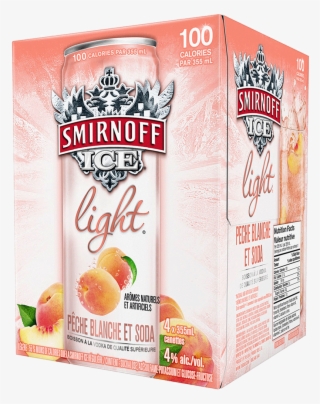 Smirnoff Ice Light White Peach & Soda - Smirnoff Light Black Cherry And ...