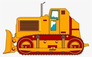 Free Library Bulldozer Clipart Cartoon - Dozer Png - 1024x648 PNG ...