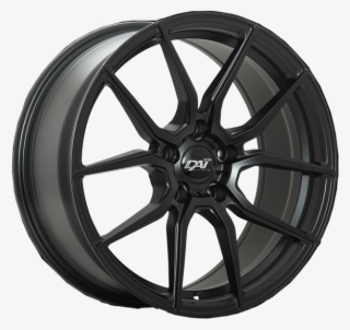 Riot Satin Black - Dai Arc Wheels - 600x600 PNG Download - PNGkit