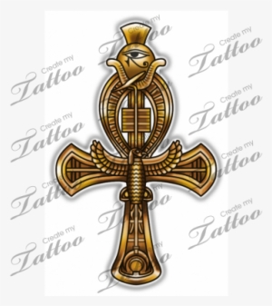 Ankh With Wings Tattoo Clipart Ancient Egyptian Religion - 900x540 PNG ...