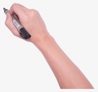Hand Holding Marker - Hand With Pen Png - 1599x1062 PNG Download - PNGkit