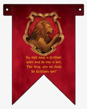 Gryffindor - Harry Potter House Banner Designs - 2431x3125 PNG Download ...