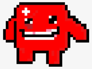 Meat Boy Pixel Art - 1184x1184 PNG Download - PNGkit