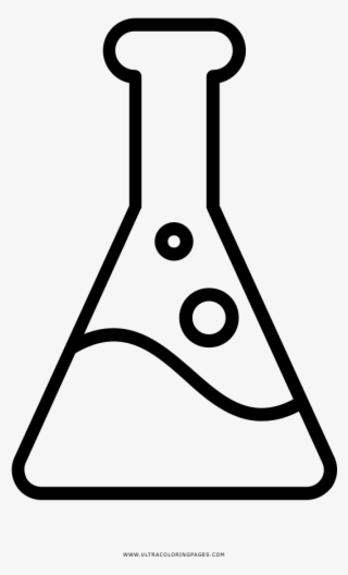 Erlenmeyer Flask Coloring Page - Line Art - 1000x1000 PNG Download - PNGkit