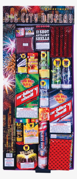 Usa Firework Assortment - Big Woodie's Fireworks - 357x650 PNG Download ...