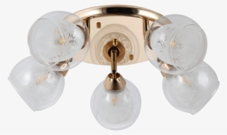 Lustra Ezreal Auriu 5xe27 60w - Ceiling Fixture - 1000x713 PNG Download ...