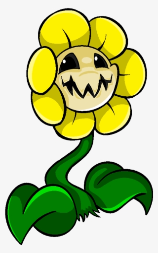Flowey Transparent Undertale Character - Undertale Flowey Evil Png ...