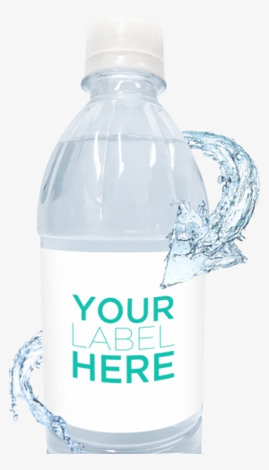 Water Splash Label - Bottle - 460x806 PNG Download - PNGkit