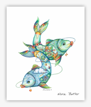 Nora Butler Designs Seahorse Drawing Work Of Art - Nora Butler ...