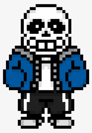 Sans Sprite - Pixel Art Body Template - 1050x1155 PNG Download - PNGkit