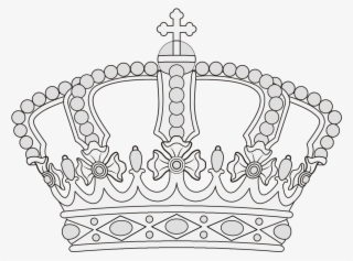Crown - Line Art - 1312x974 PNG Download - PNGkit