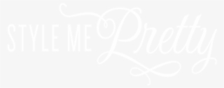 Style Me Pretty - Tiff Logo White - 864x432 PNG Download - PNGkit