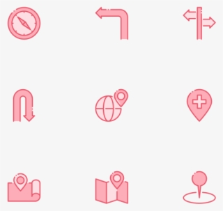 Map Navigation - Circle - 600x564 PNG Download - PNGkit