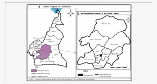 Location Of Centre Region, And (b) Yaoundé (mfoundi - Atlas - 850x459 ...