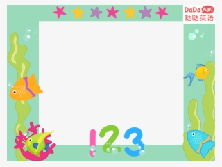 Under The Sea Dadaabc Manycam Borders For Online English - Cartoon ...