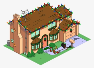 Christmas Simpsons Home - Simpsons House Png - 664x482 PNG Download ...