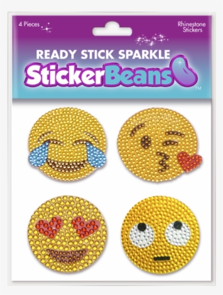 Rhinestone Emoji Expressions Stickerbeans Set - Smiley - 600x600 PNG ...