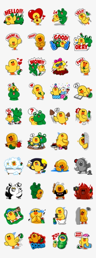 Pf001143 - Patty And Jimmy Line Stickers - 420x1121 PNG Download - PNGkit