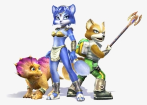 Foxkrystaltrickyart - Tricky Star Fox Adventures - 598x424 PNG Download ...
