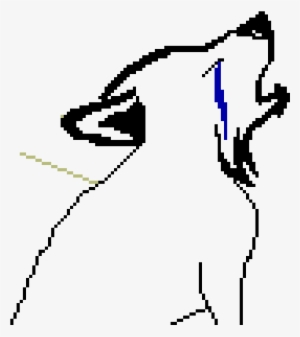 Almost Done Howling Wolf - Pixel Art - 1080x1070 PNG Download - PNGkit