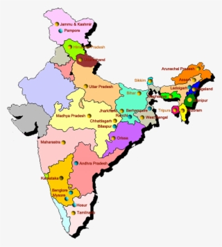 Bengal Clipart West Bengal - West Bengal Map Bengali Language - 500x635 ...