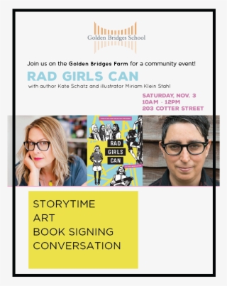 Rad Girls Can Please Join Us For A Free Community Event - Flyer ...