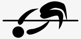 High Jump Png Black And White - Olympic High Jump Pictogram - 2000x2000 ...