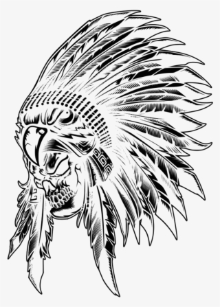 Skull, Indian, Aborigen - Cherokee Head Png - 707x1000 PNG Download ...