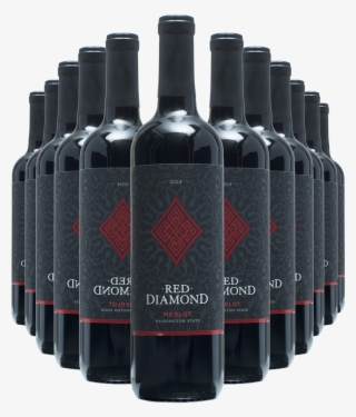 Red Diamond Merlot - Glass Bottle - 1356x1600 PNG Download - PNGkit